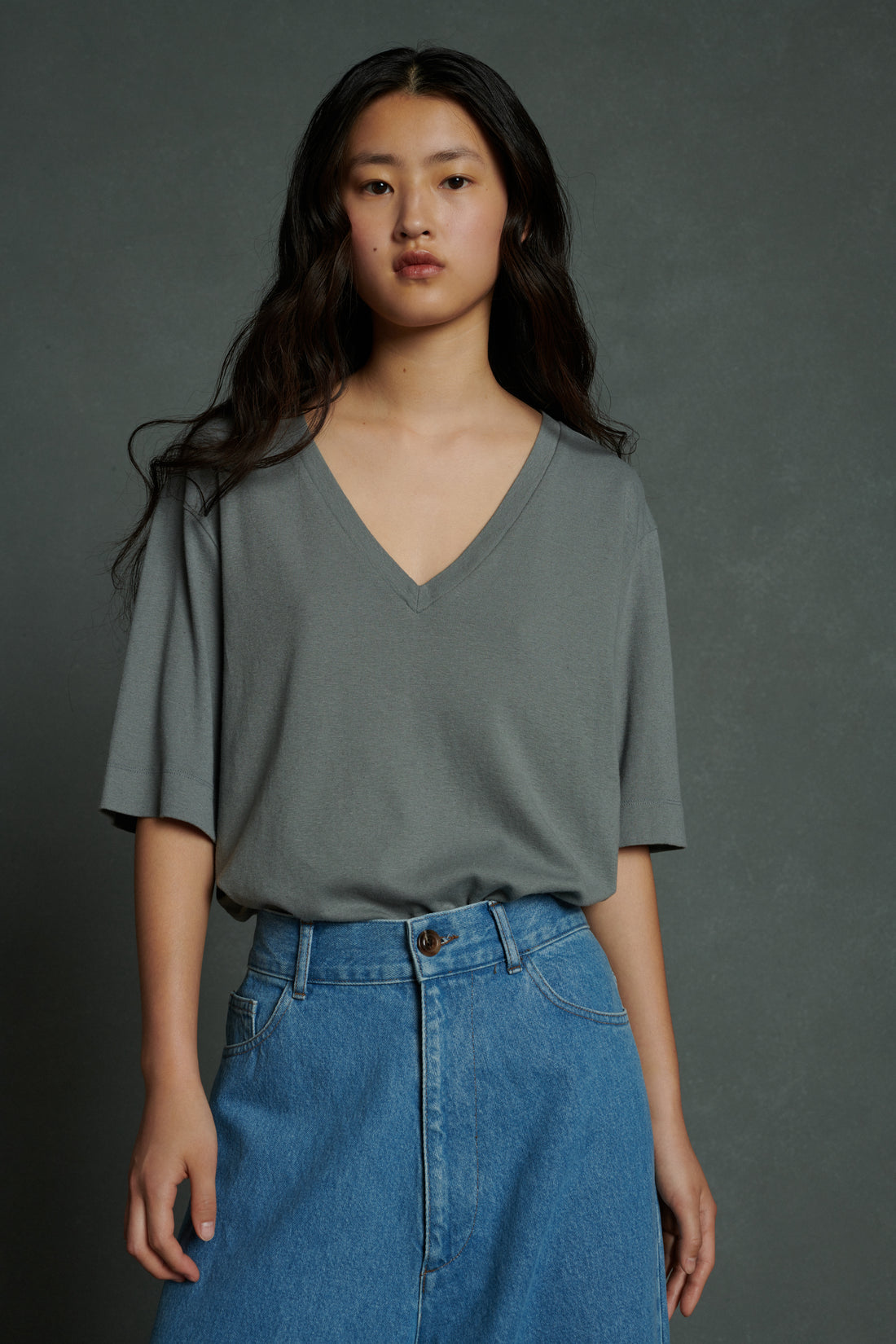 Tee-Shirt Alicia - Vert De Gris - Femme